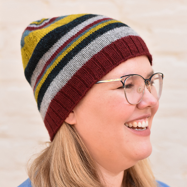 Ravelry: Super Spun Stripey Beanie pattern by Carol Sickman-Garner