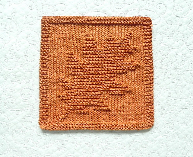 Ravelry: Oak Leaf Wash Cloth pattern by Aunt Susan