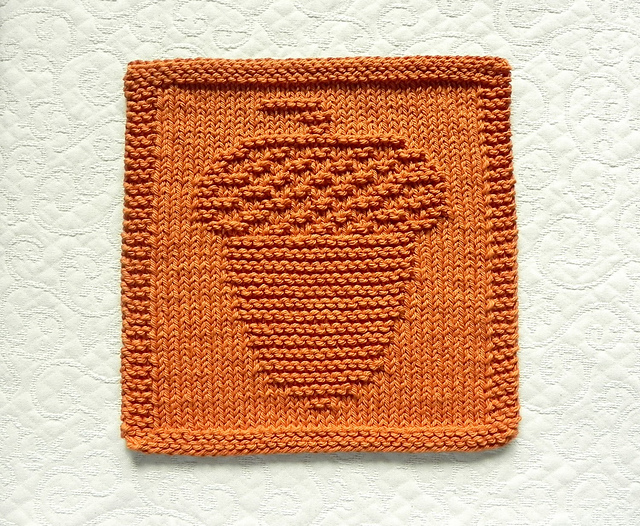 Ravelry: ACORN Knit Dishcloth pattern by Aunt Susan