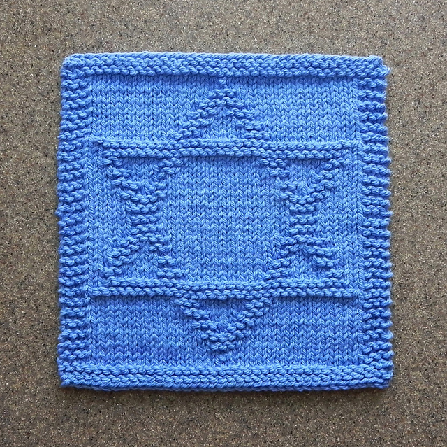 Ravelry: Star of David Knit Cloth pattern by Aunt Susan