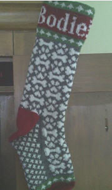 Ravelry: Bodie's Christmas Stocking Chart pattern by Barbie Smith