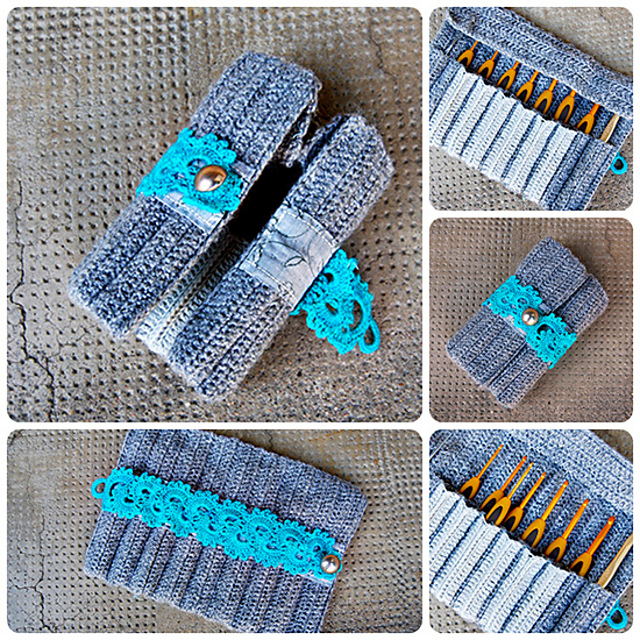 Ravelry: Pochette à crochets pattern by Aurélie MarieMad Simonot