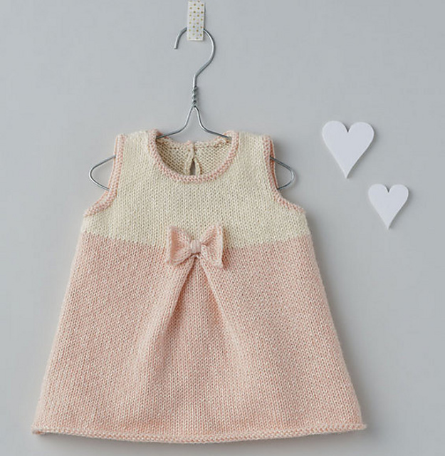 Ravelry: La robe noeud pattern by Phildar Design Team