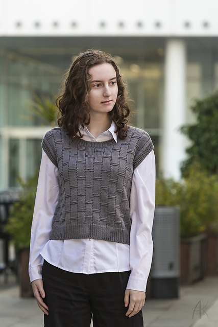 Ravelry: Bricks Vest pattern by Victoria Groger