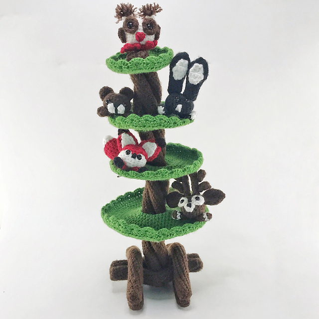 Ravelry: Tree and Woodland Animals pattern by Audrey Vacha