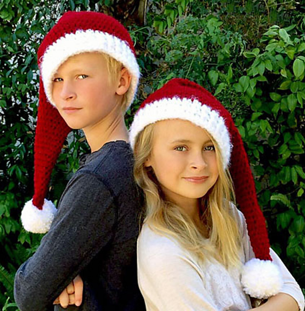 Ravelry: Santa Hat pattern by Ava Girl Designs