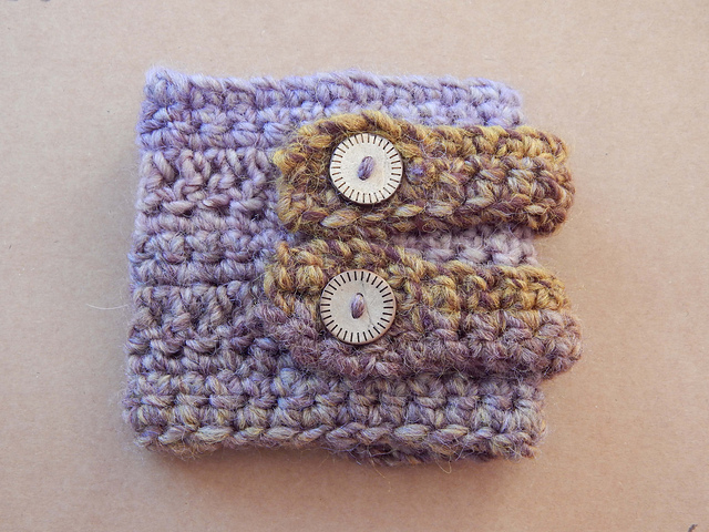 Ravelry: Double Strap Cuff Bracelet pattern by Sam Osmond