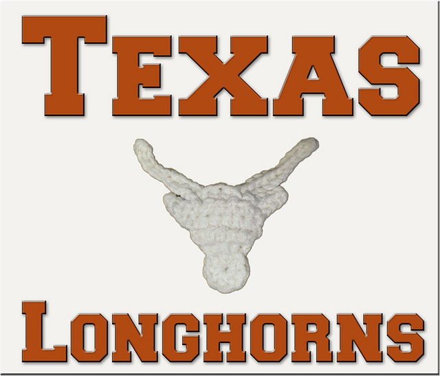 Ravelry: Texas Longhorns Applique pattern by Awe Stitch