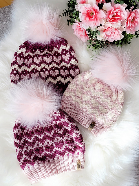 Ravelry: Amor Amor Hat pattern by Azahar Knits