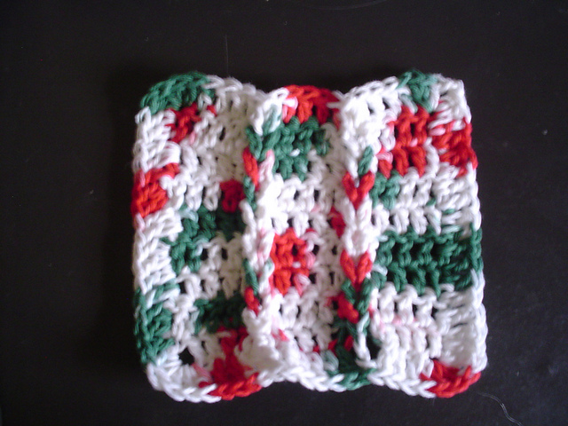 Ravelry: Jacob's Ladder Dish Cloth pattern by Rhelena