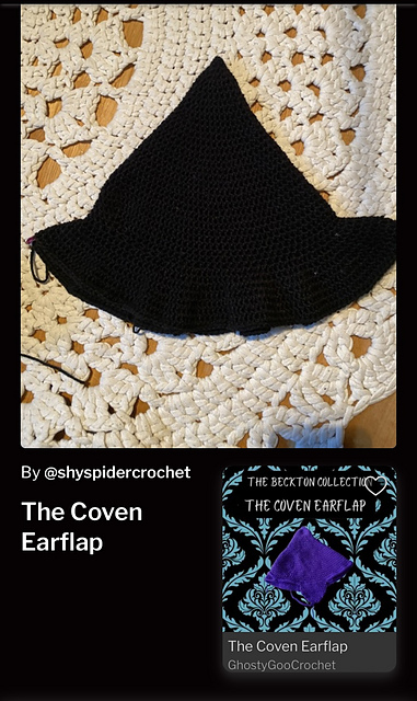 Ravelry: The Coven Earflap Hat pattern by B.L. Koller