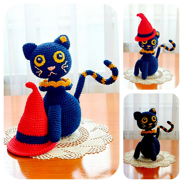 Ravelry: Cat with Hat pattern by Boja Tesic Desings