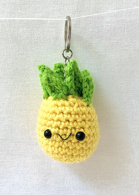 Ravelry: Pineapple Keychain pattern by Molly Holt