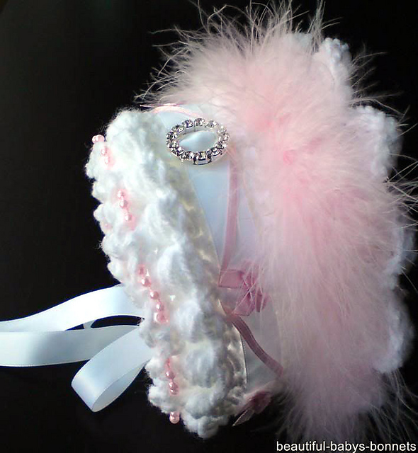 Ravelry: Babys Diamonte Sparkle Bonnet #03 pattern by Beautiful-Babys ...