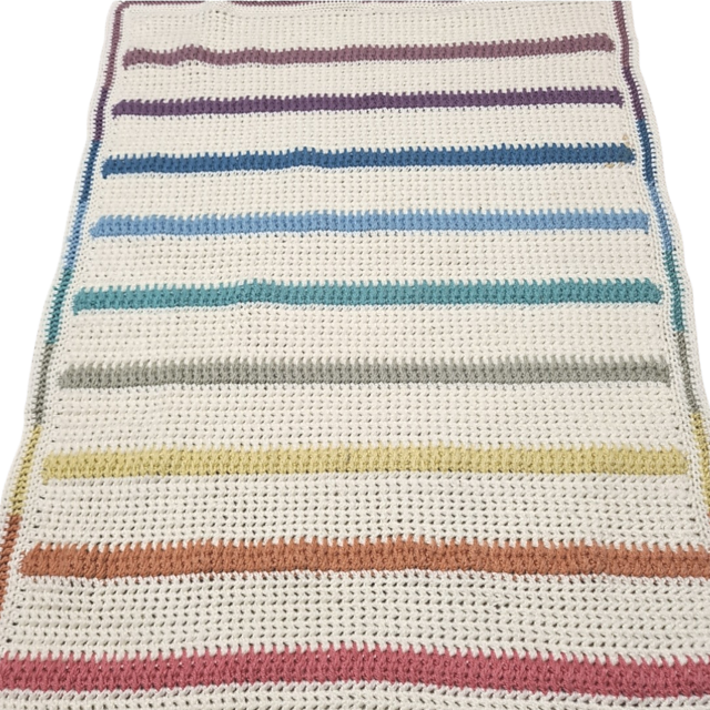 Ravelry: Alya Stripes Blanket pattern by Amy Jones-Downes