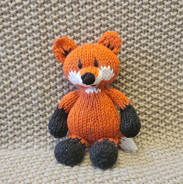 Ravelry: Cute Knitted Fox pattern by Holly Moore