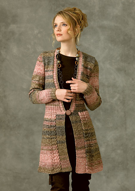 Ravelry: JB055 Long Line Jacket pattern by James C. Brett