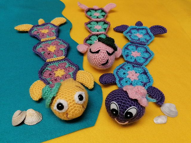 Ravelry: Bookmark Turtle Miri pattern by Barbara Engler
