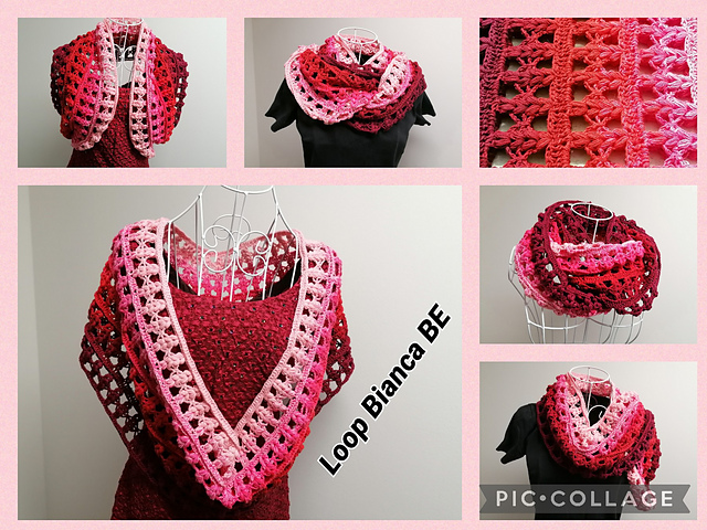Ravelry: Loop shawl "Bianca" pattern by Barbara Engler