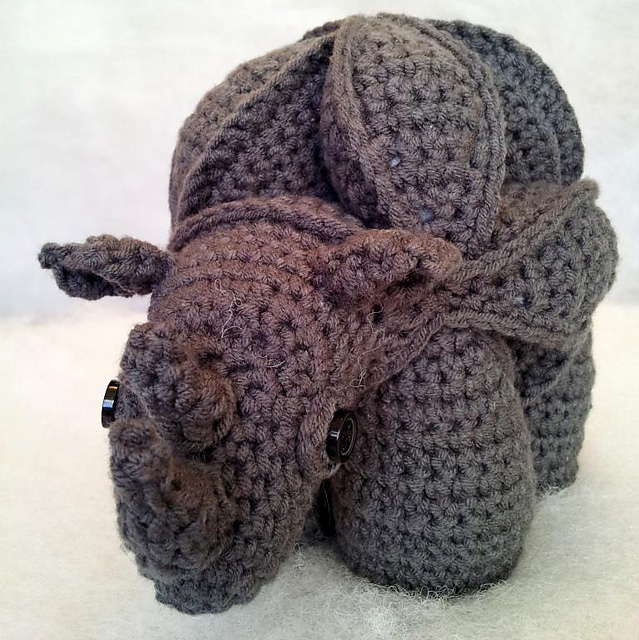 Ravelry: Gregor Rhinosaur Puzzle pattern by Dedri Uys