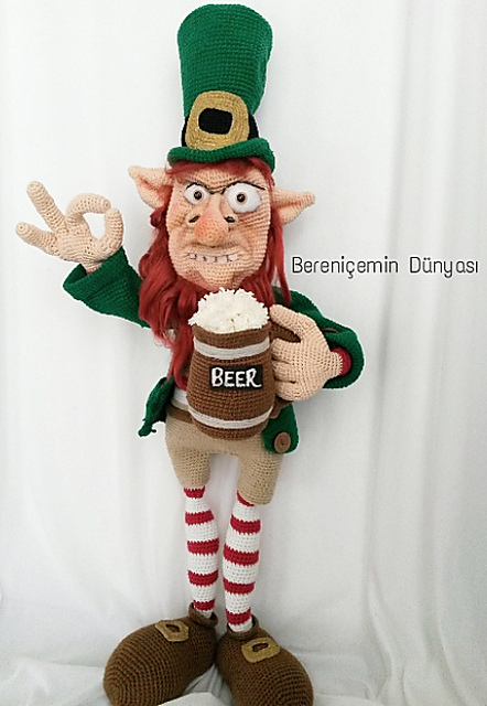 Ravelry: Grumpy Leprechaun O'Shamrock pattern by BD hook