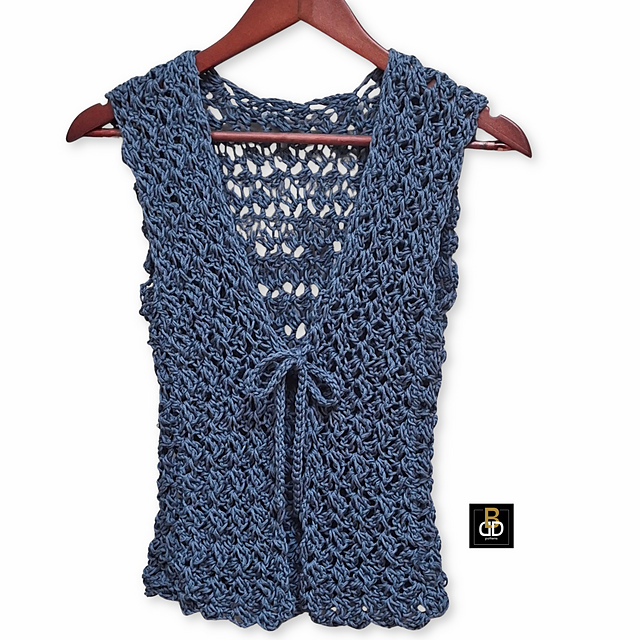 Ravelry: The Lacy Vest pattern by Janet Brooks