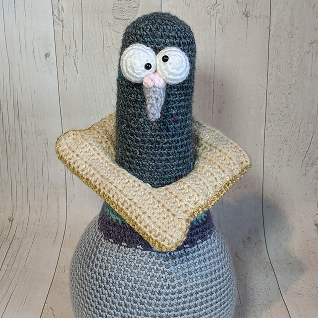 Ravelry: Preston the Pigeon Doorstop pattern by Bea King