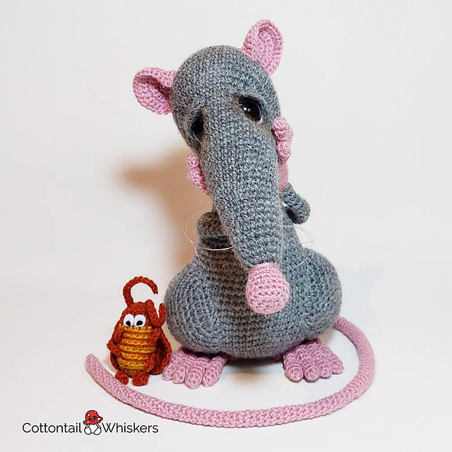 Ravelry: Atticus the Rat and Splat pattern by Bea King