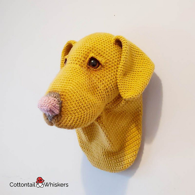 Ravelry: Labrador Dog Head pattern by Bea King