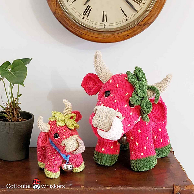 Ravelry: Strawberry Cow Doll pattern by Bea King