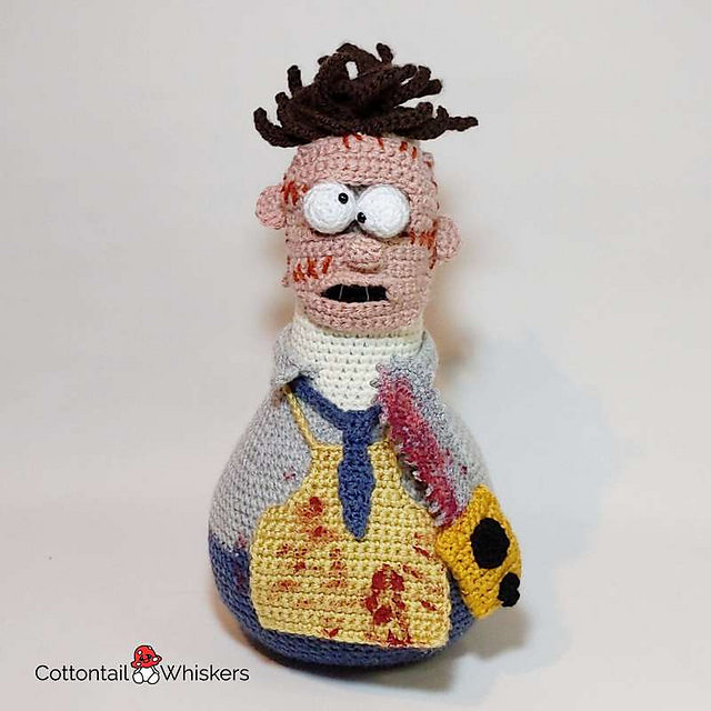Ravelry: Leatherface Halloween Doorstop pattern by Bea King