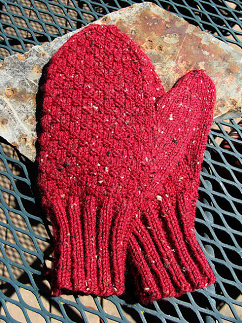Ravelry: Little Brick Check Mittens pattern by Linda Jo Park