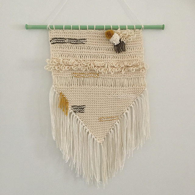 Ravelry: Boho Wall Hanging Tapestry pattern by Carissa Clark
