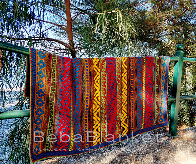 Ravelry: Mosaic in Marrakesh pattern by BebaBlanket