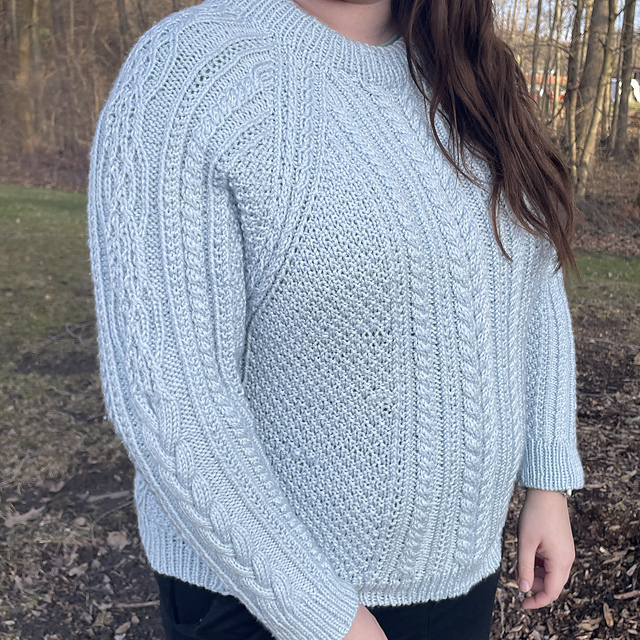 Ravelry: Arctic Frost Sweater pattern by Becca's Knitting Nook