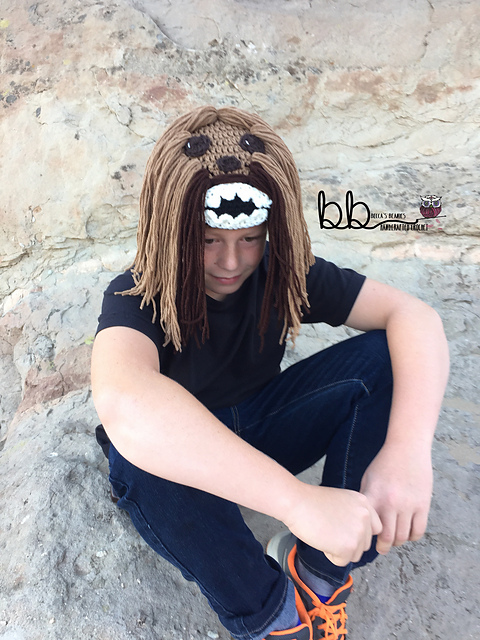 Ravelry: Chewbacca Beanie pattern by Rebecca Romero