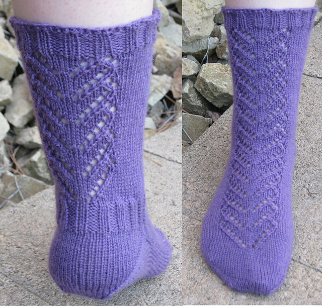 Ravelry: Lovely Lace Socks pattern by Bee's Crafty Designs