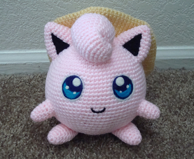 Ravelry: Jigglypuff with a Sunhat pattern by Beefcrow Art
