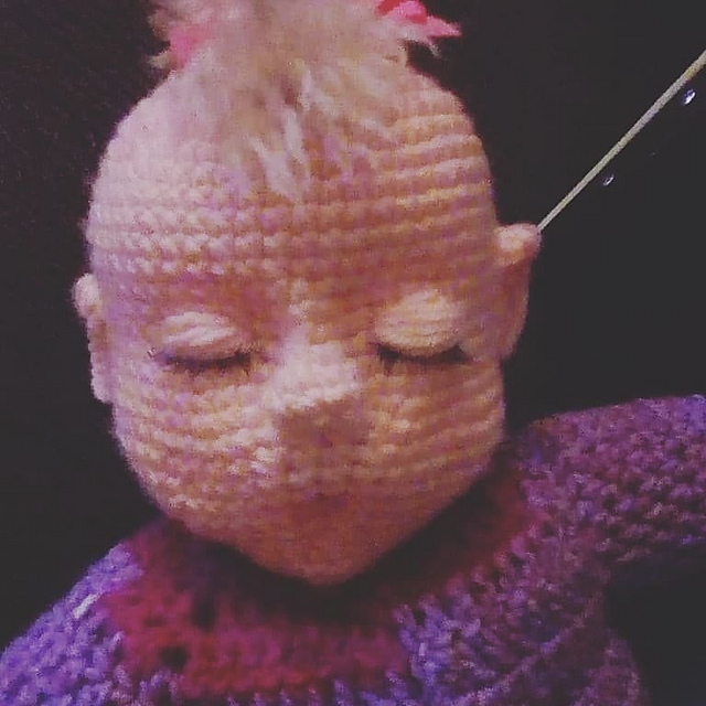 Ravelry: Sweet Pea Baby Doll Head pattern by Brooke Cropper
