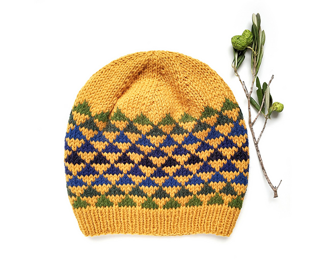 Ravelry: TRIANGLES Hat pattern by Olga Begak