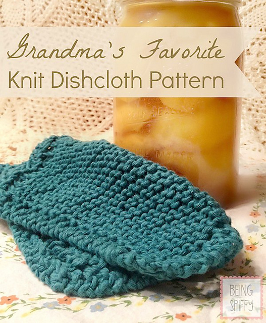 Ravelry: Grandma's Favorite Knit Dishcloth pattern by Jill Swensen