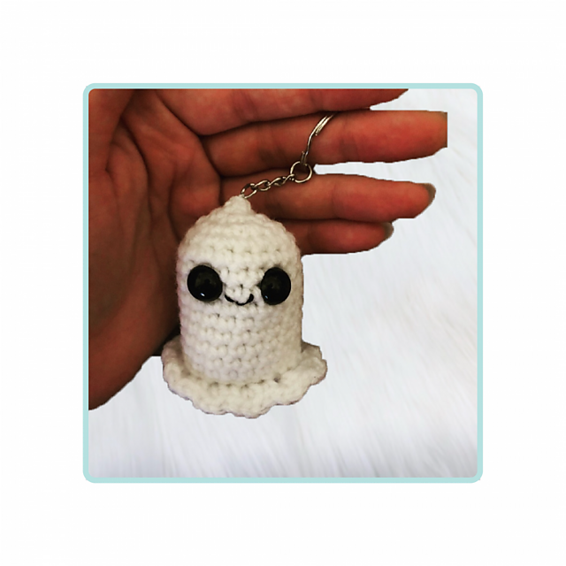 Ravelry: Ghost Keychain pattern by Bela Crochets
