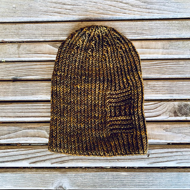 Ravelry: Two Patches Beanie pattern by Benjamin Matthews