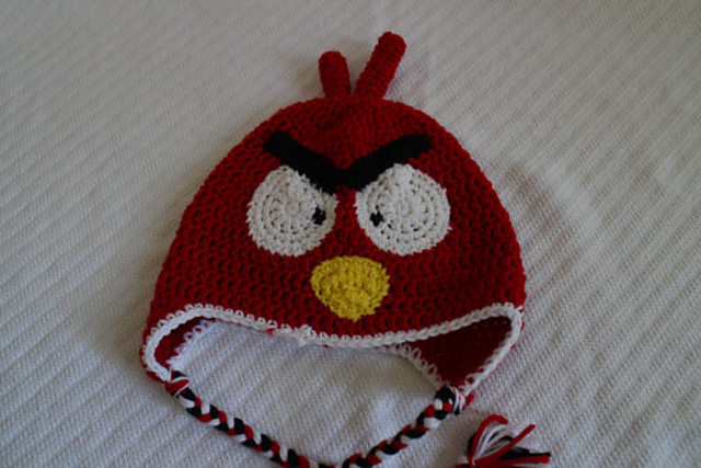Ravelry: Angry Bird Red Hat pattern by Anna Uehling