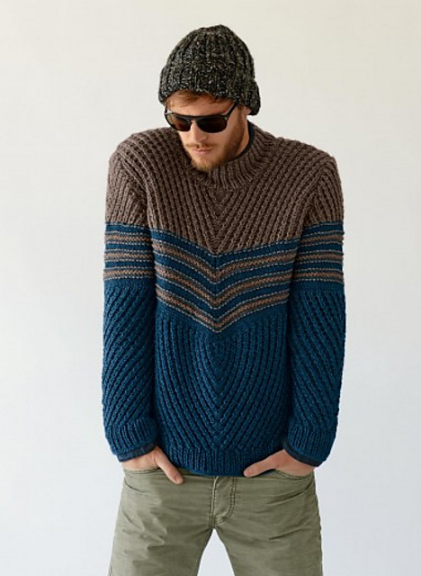 Ravelry: 735 Pull pattern by Bergère de France