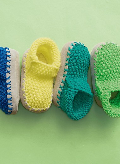 Ravelry: n°15 Chaussons pantoufle enfant - M0309 pattern by Bergère de ...