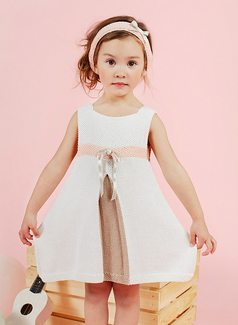 Ravelry: Robe évasée - M1768 pattern by Bergère de France