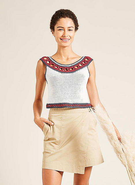 Ravelry: Top au crochet - M1381 pattern by Bergère de France