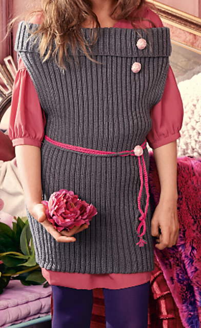 Ravelry: 22 Robe tube pattern by Bergère de France