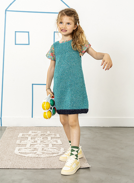 Ravelry: Robe à bretelles Cocoon - M2734 pattern by Bergère de France